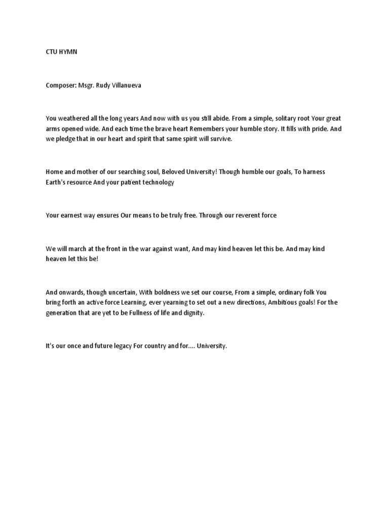 CTU HYMN-WPS Office | PDF