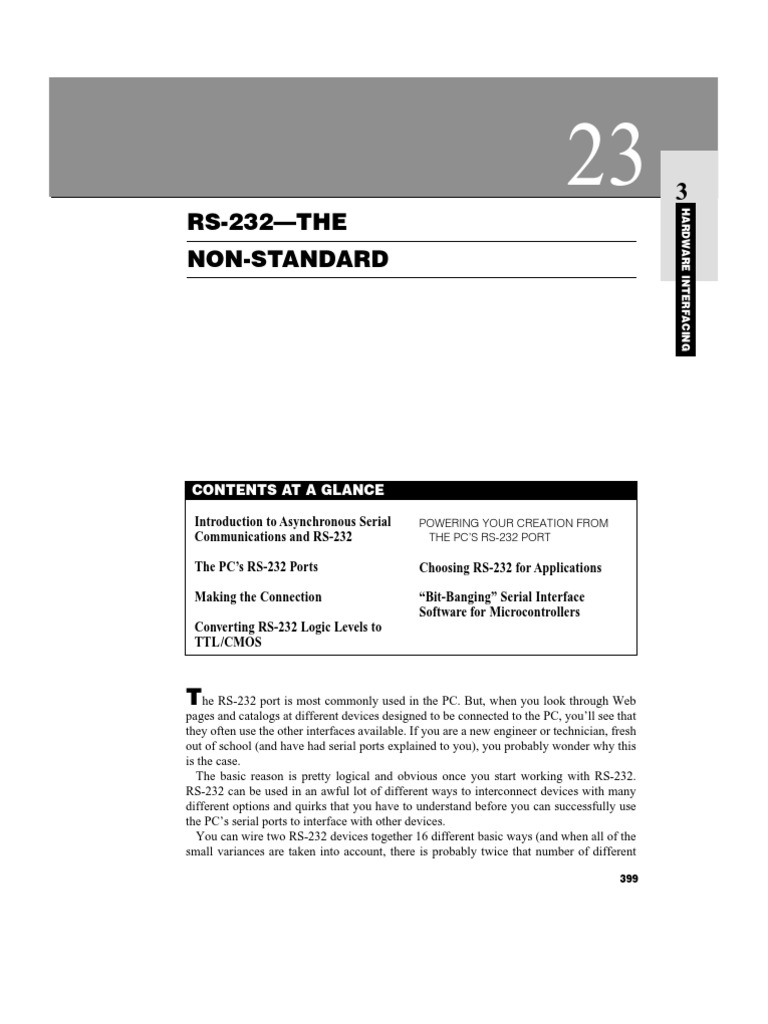 Understanding RS-232 Serial Communications: A Guide to Implementing RS-232 Interfaces Between ...