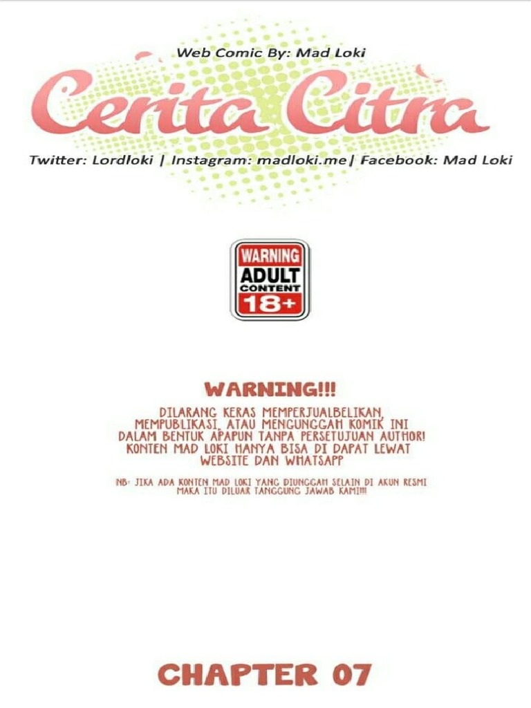 Komik Madloki Cerita Citra Chapter 7 Mantapjozz Channel PDF Free | PDF