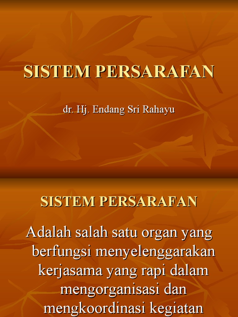 Sistem Persarafan | PDF