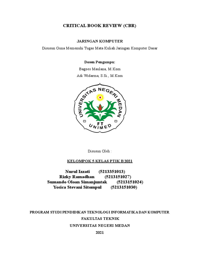 CBR Jaringan Komputer Dasar UNIMED | PDF