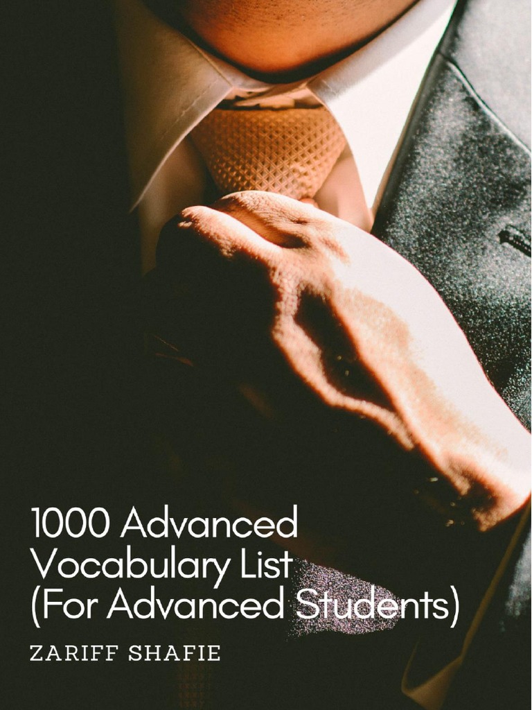 1000 Advanced Vocabulary List (For Advanced Students) | PDF | Art