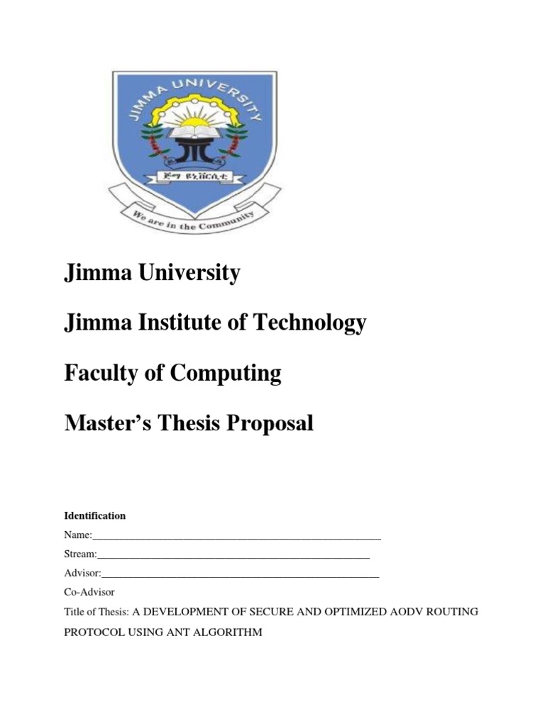 Jimma University | PDF | Wireless Ad Hoc Network | Routing