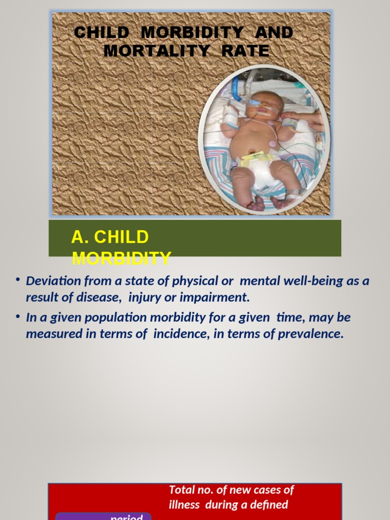 Child Morbidity and Mortality Rates | PDF | Infant Mortality | Child ...