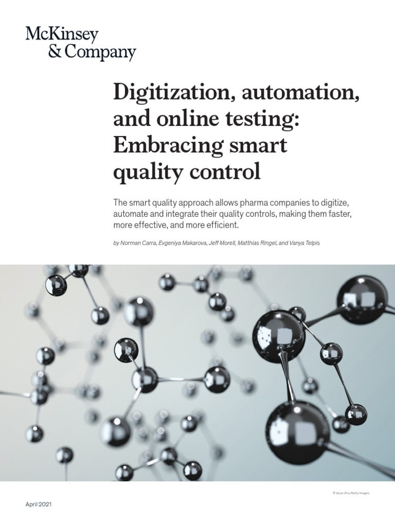 Digitization, Automation, and Online Testing: Embracing Smart Quality ... Digitization, Automation, and Online Testing: Embracing Smart Quality ...