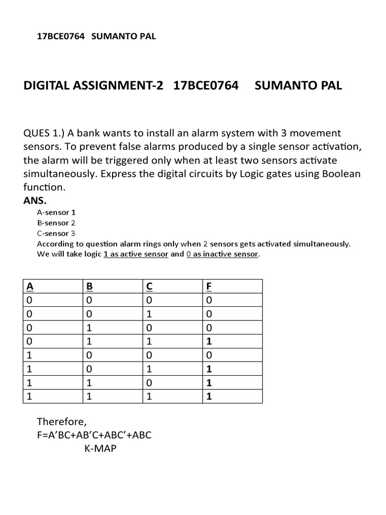 Digital Assignment | PDF