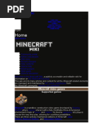 Minecraft Crafting Complete Recipe List | PDF | Armour | Building Materials
