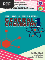 G11 Module 1 in General Chemistry 1 PDF | PDF | Mixture | Filtration