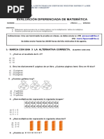 Prueba Numeros Ordinales | PDF