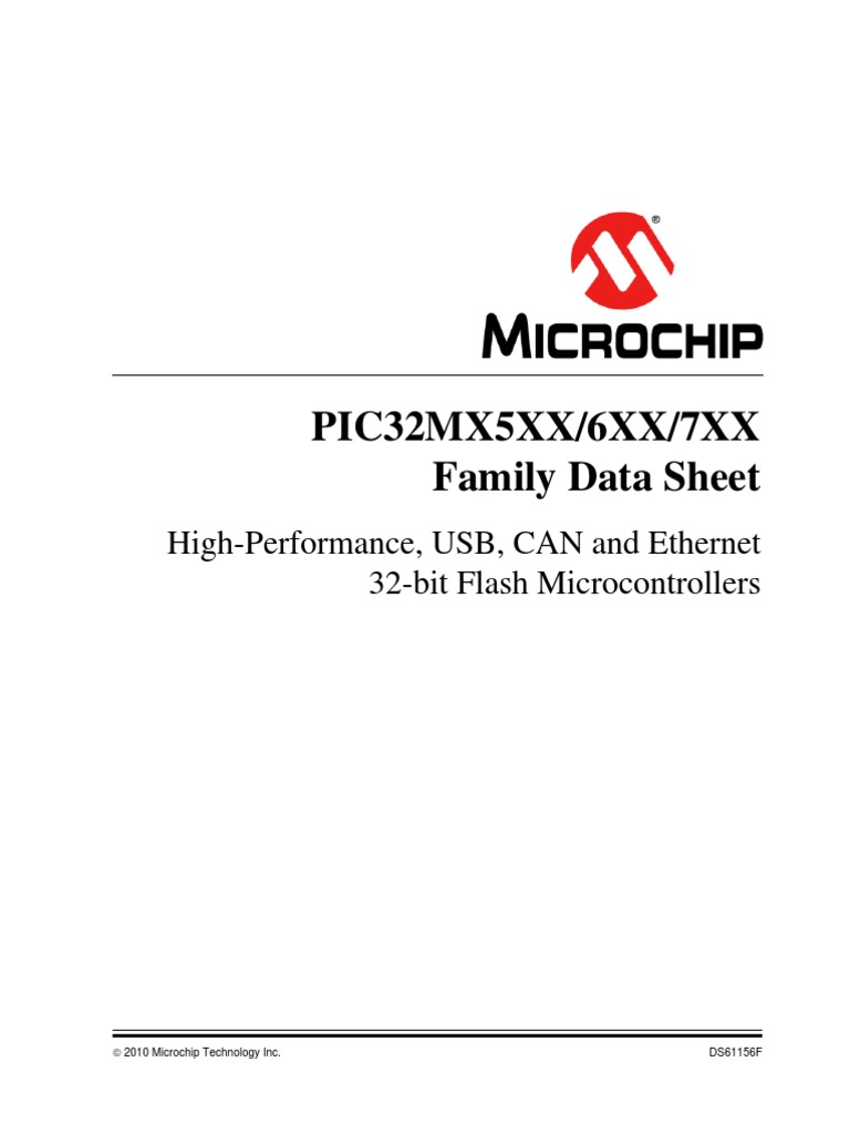 Microchip PIC32MX5XX/6XX/7XX Family Data Sheet | PDF | Microcontroller ...