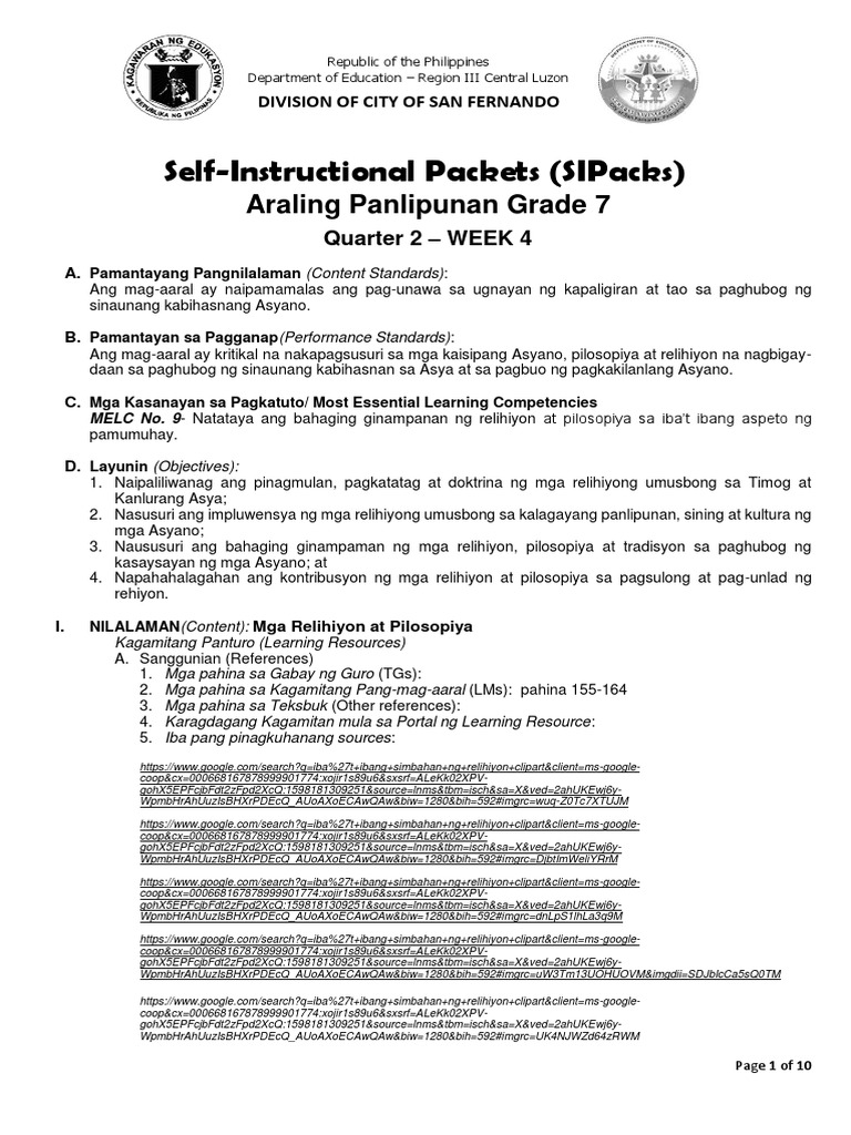 AP7 - Week 4 - Q2 - Modified Model DLP | PDF
