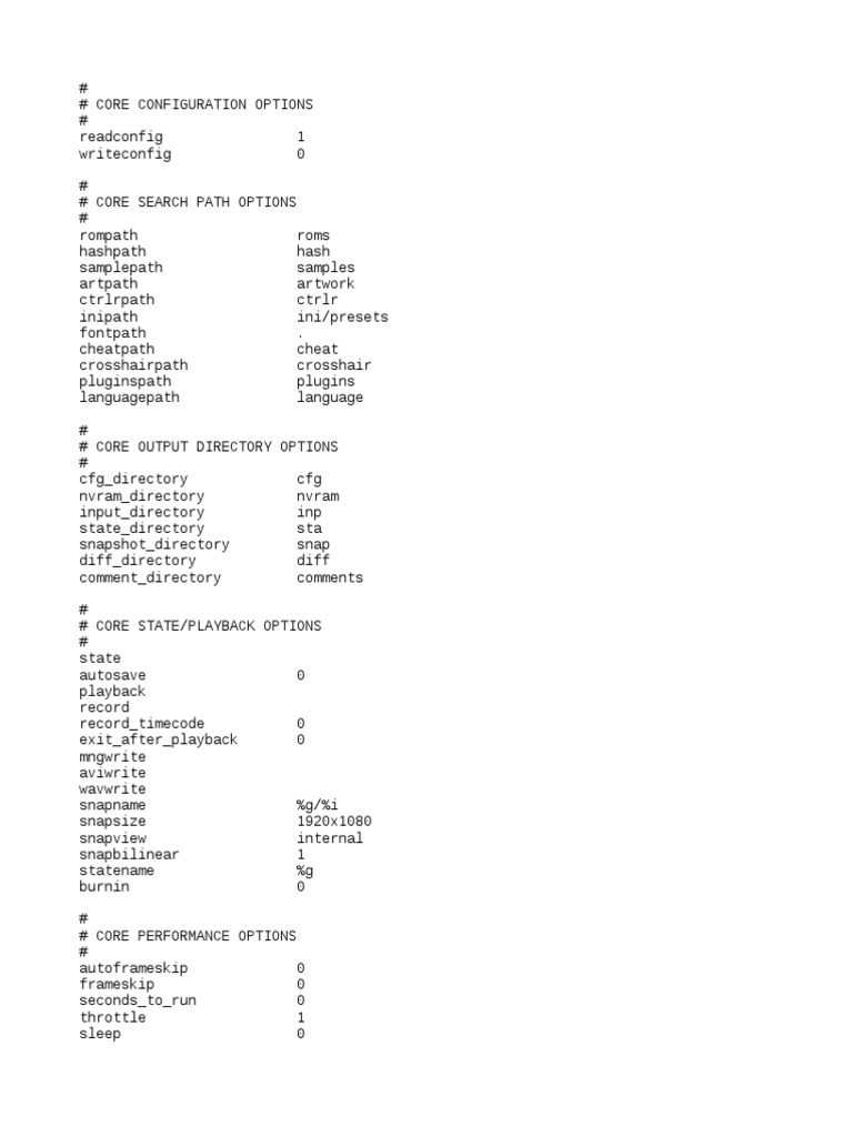 MAME .175 HLSL (Mame - Ini) | PDF | Computing Platforms | Ibm Pc ...
