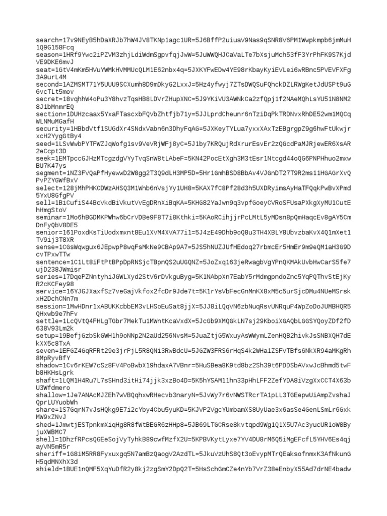 BTC Address Private Key 2 | PDF