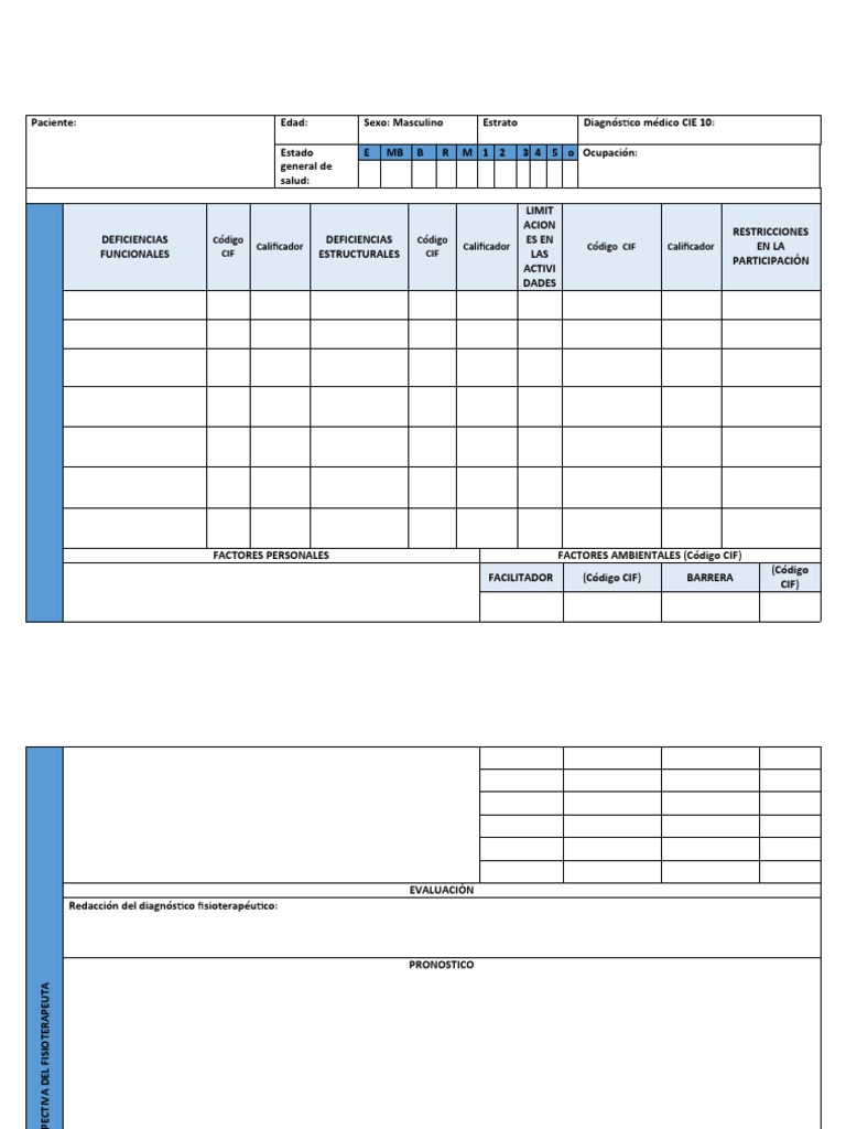 Formato Cif Apta (1) .. | PDF | Enfermedades y trastornos | Medicina