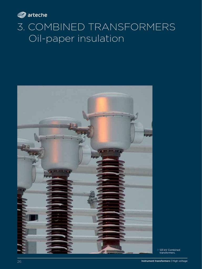 7.arteche Combined HV - Ka72 | PDF | Transformer | Insulator (Electricity)