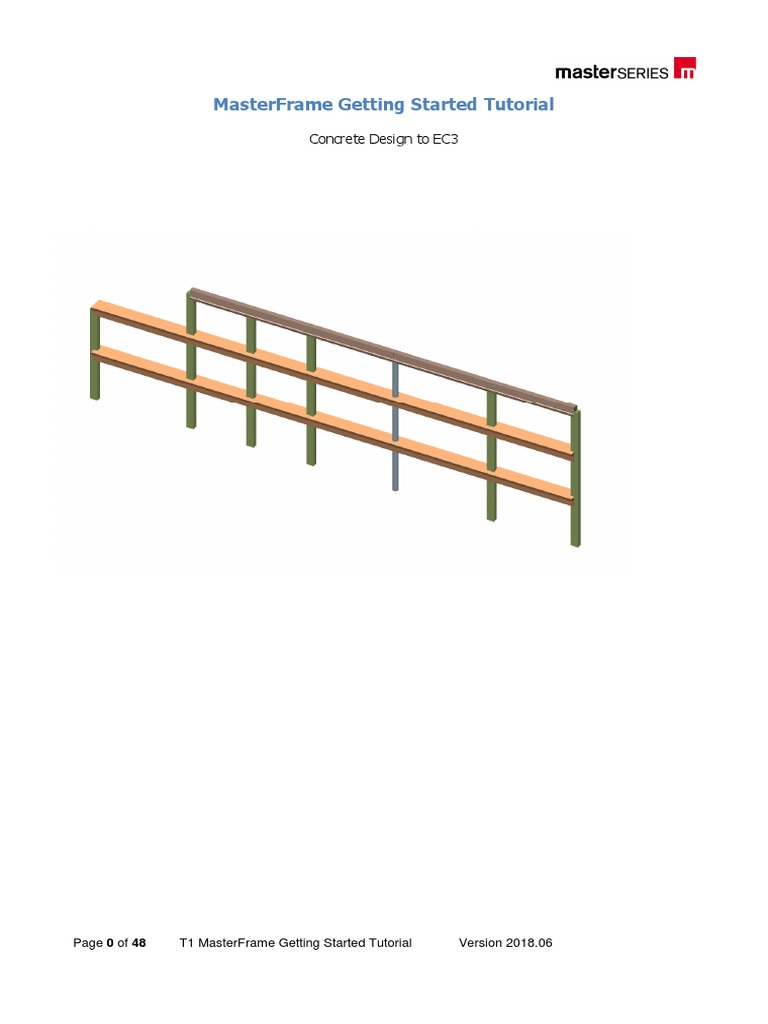 MasterFrame Concrete Design Guide | PDF | Beam (Structure) | Computer File