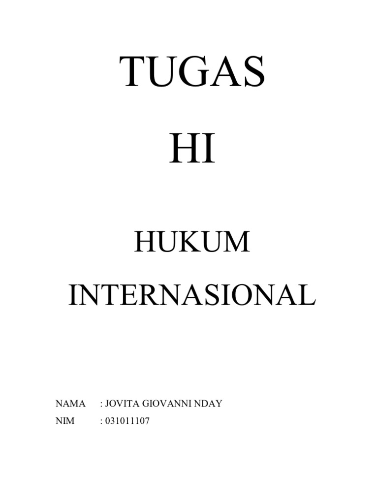 Tugas Hi | PDF