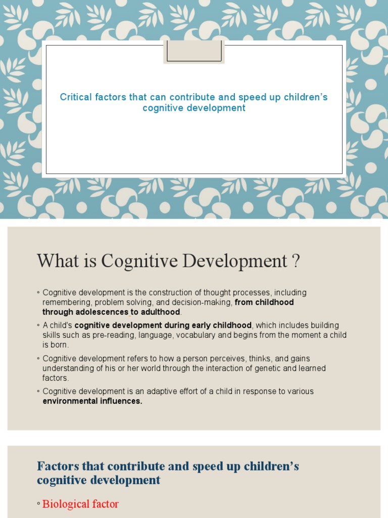 Child Development | PDF | Relationships | Child Development