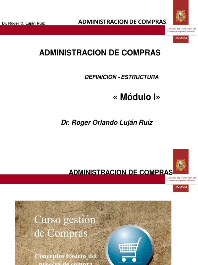 I-1 Administración de Compras - Definicion - Estructura | PDF | Calidad ...