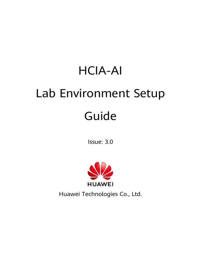 Hcia-Ai v3.0 Lab Guide | PDF | Installation (Computer Programs) | Information Age