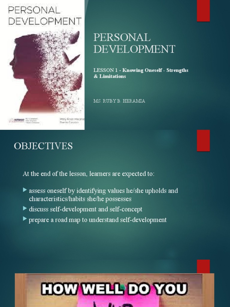 Personal Development: LESSON 1 - Knowing Oneself - Strengths | PDF | Id ...