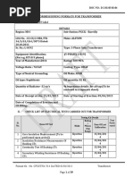 57-Power Transformer Installation Checklist | PDF | Transformer ...