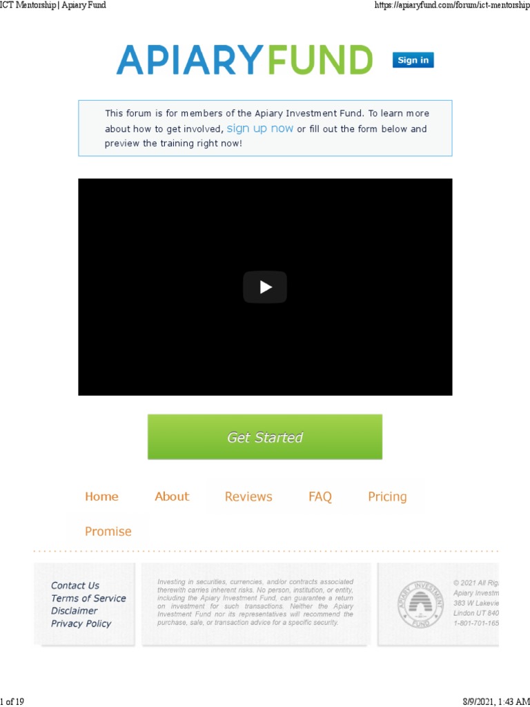 Exploring the Inner Circle Trader Mentorship Program and Resources for ...