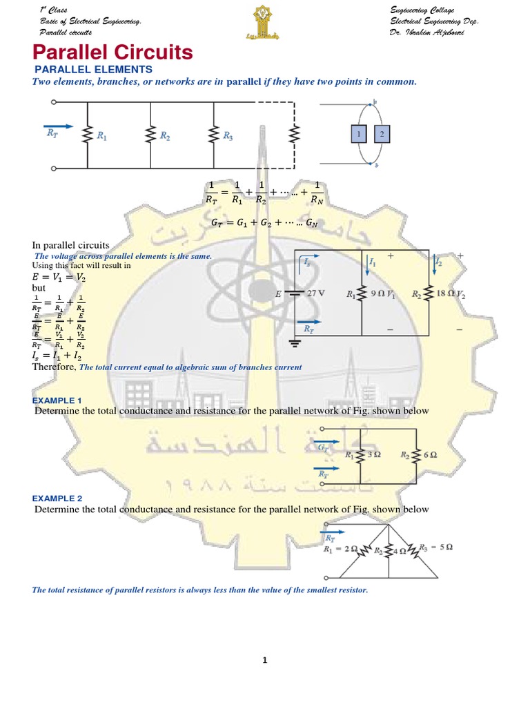 3parallel Circut DC | PDF | Electrical Network | Series And Parallel ...