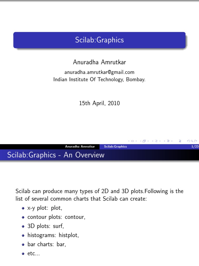 Scilab Graphics | PDF | Cartesian Coordinate System | Chart