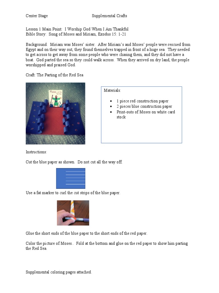 Moses & Miriam Craft | Download Free PDF | Miriam | Moses
