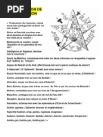 Invocation Cabalistique de Salomon | PDF