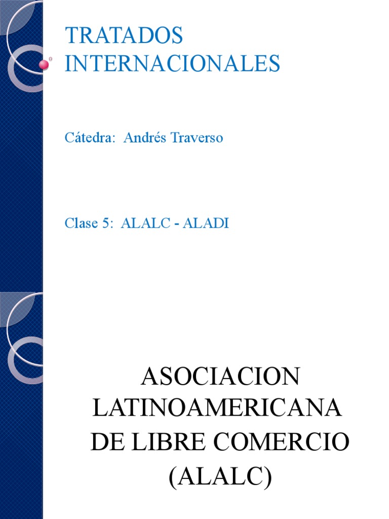 Historia de ALALC y ALADI | PDF | Economias | Relaciones Internacionales