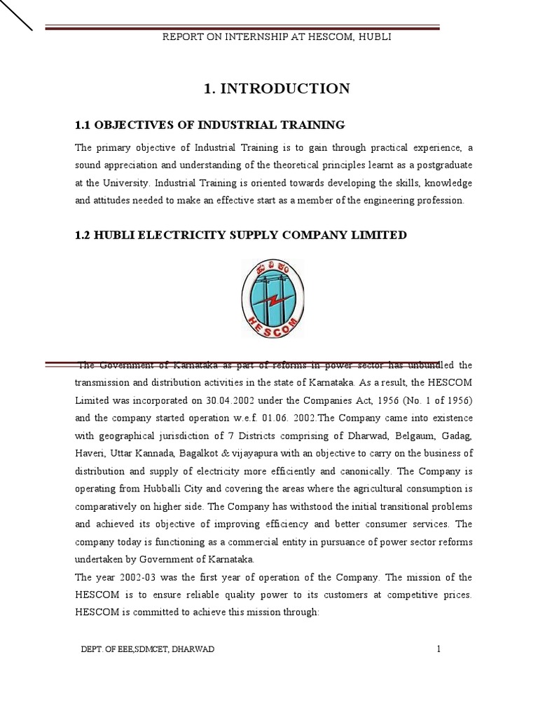 Internship Report | PDF | Electrical Substation | Electric Power ...