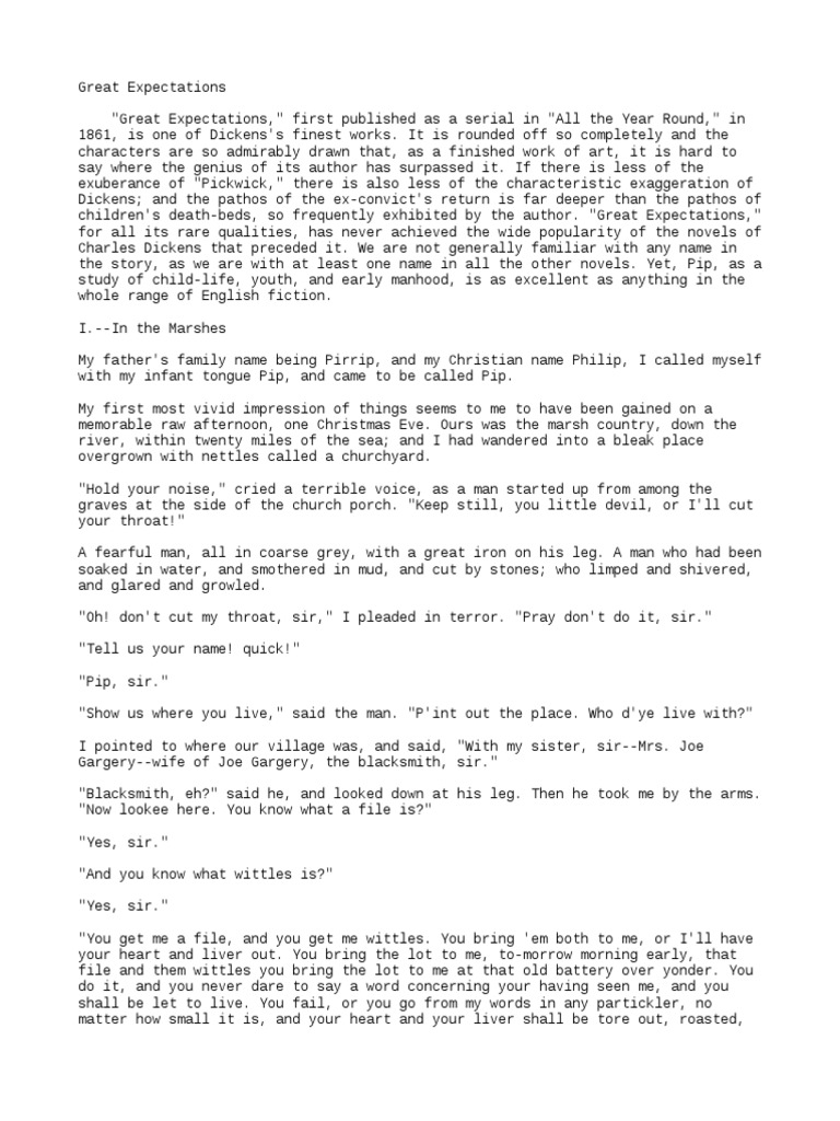 Estella's Scorn in Great Expectations | PDF | Great Expectations ...