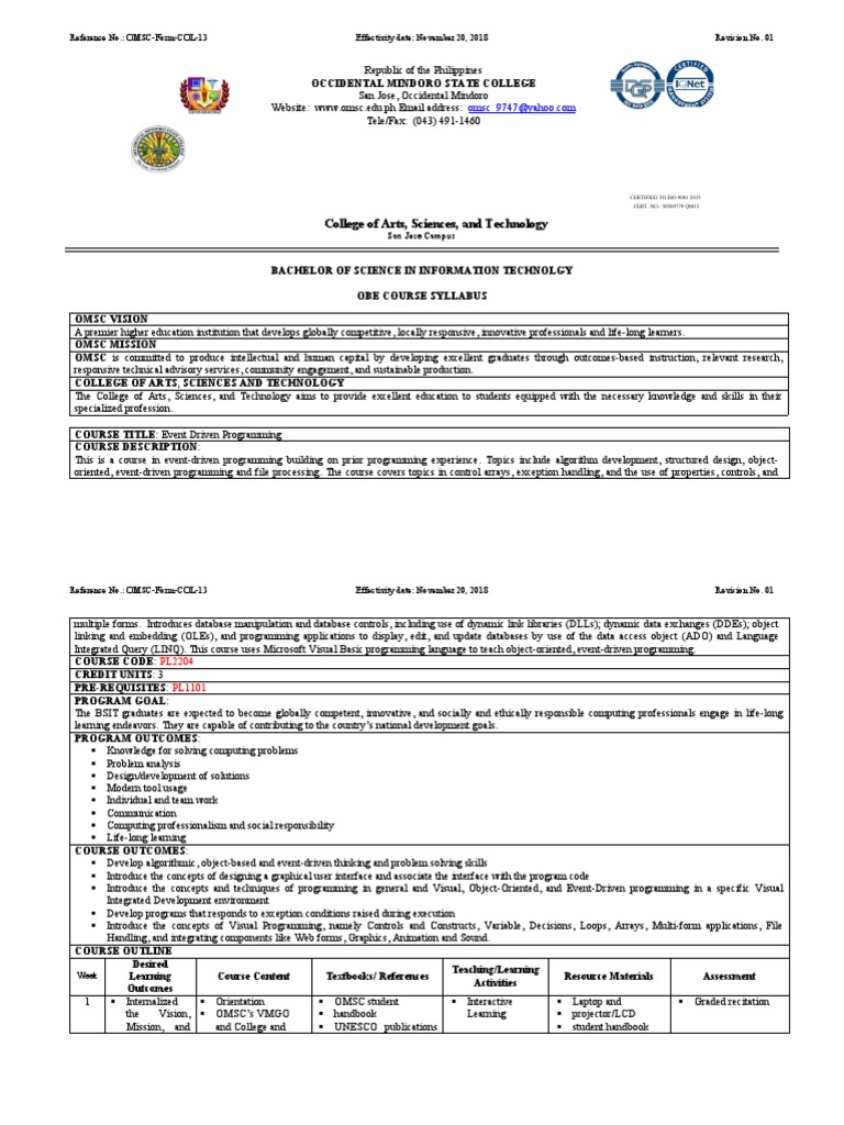 2 - Event Driven Programming | PDF | Dynamic Web Page | Computer ...