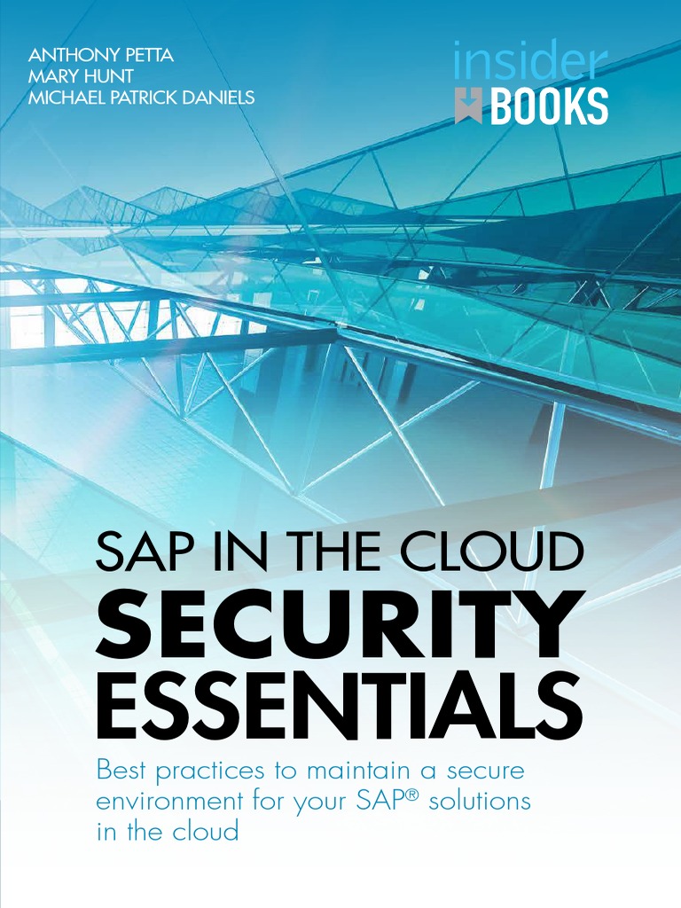 Sap in The Cloud Security Essentials | PDF | Cloud Computing | Virtualization