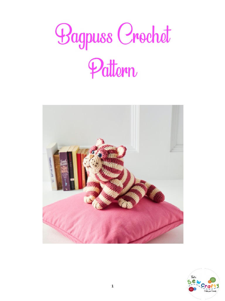 Bagpuss Crochet Pattern | PDF | Textile Arts | Textiles