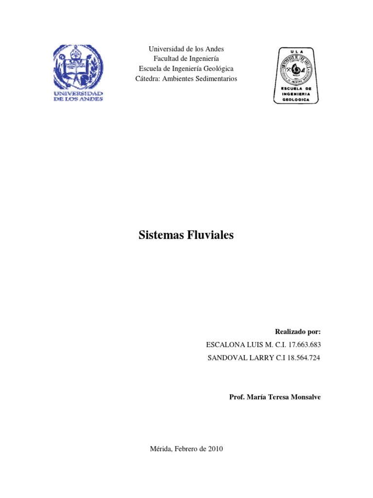 Mousalli Sistemas Fluviales | PDF | Valle | Hidrología
