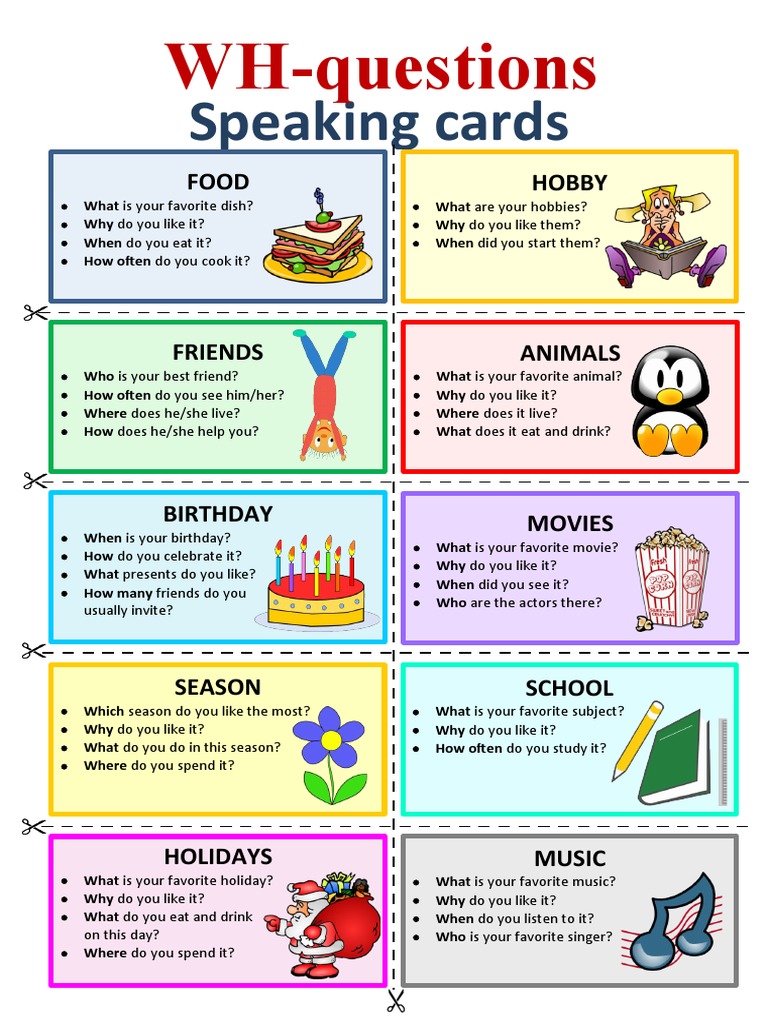 WH Questions Conversation | PDF