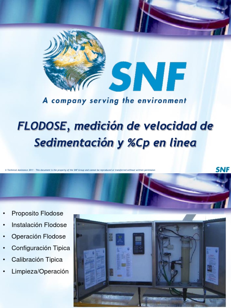 SNF Flodose (Ejec) | PDF | Química