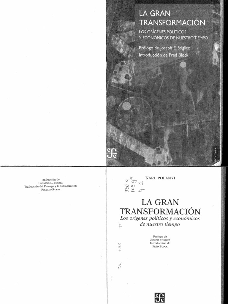 Polanyi, Karl. La Gran Transformación | PDF