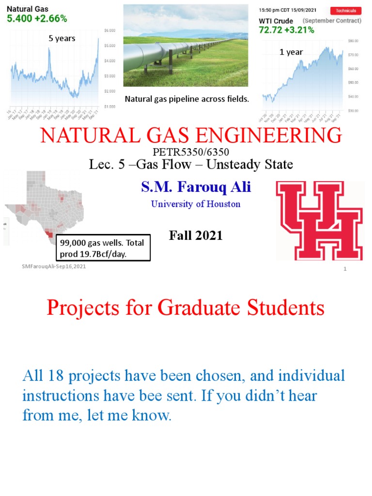 PETR5350-Sep16,2021-Lec 5-Unsteady State Gas Flow | PDF | Permeability ...