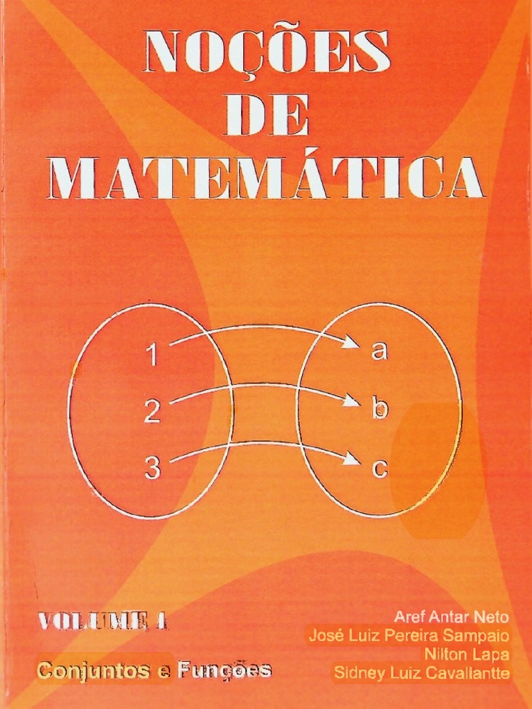Aref Noções De Matemática Vol 1 93920 Pdf Equações Conjunto