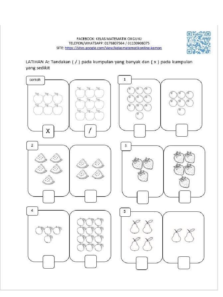 Matematik Tahun 1: Nombor Bulat Hingga 100 | PDF