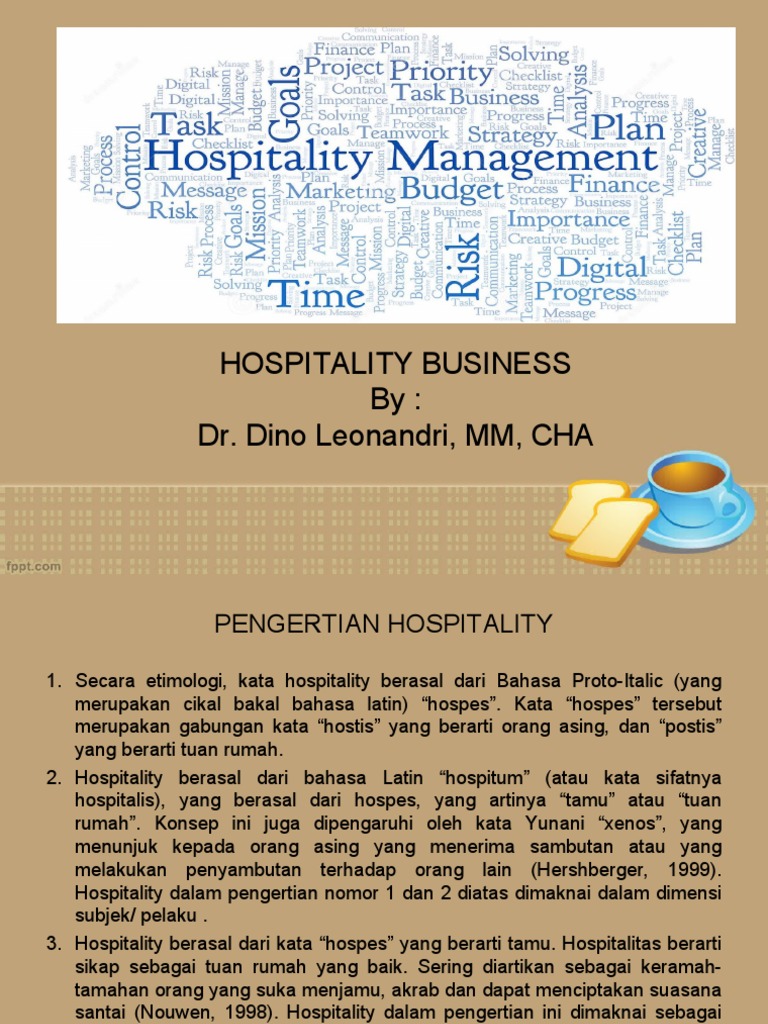 1.1 Hospitlity Business | PDF