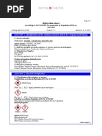 Spiritus Safety Data Sheet | PDF | Dangerous Goods | Waste