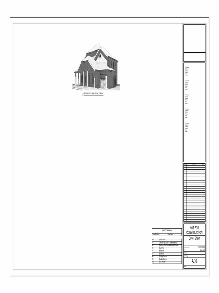Not For Construction: No. Description Date | PDF | Bedroom | Tourist ...