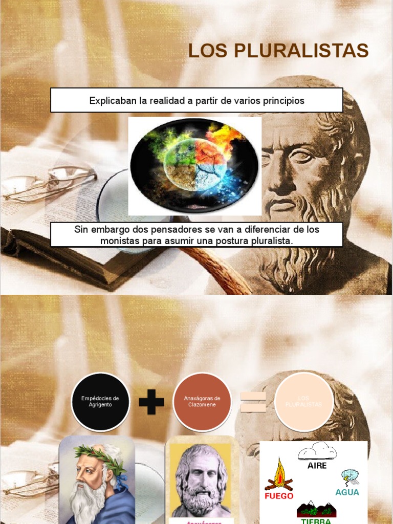 Los Pluralistas-Los Atomistas | PDF | Metafísica | Teorías filosóficas