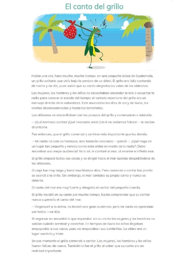 El Canto Del Grillo | PDF