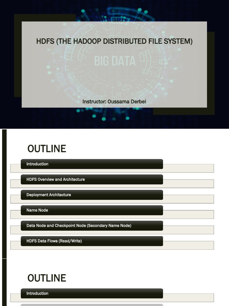 Chapter N2 HDFS The Hadoop Distributed File System - Matrix | PDF | Apache Hadoop | Operating ...